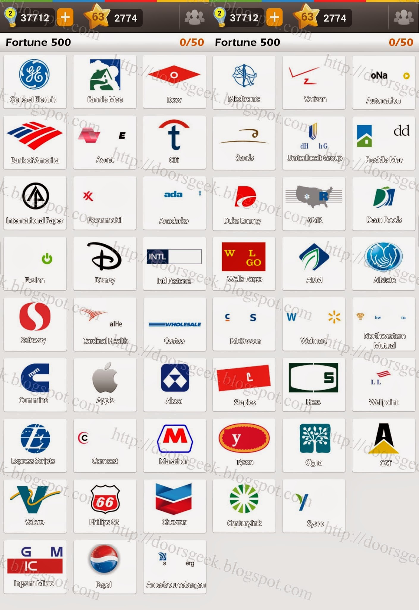 Fortune 500 Logos